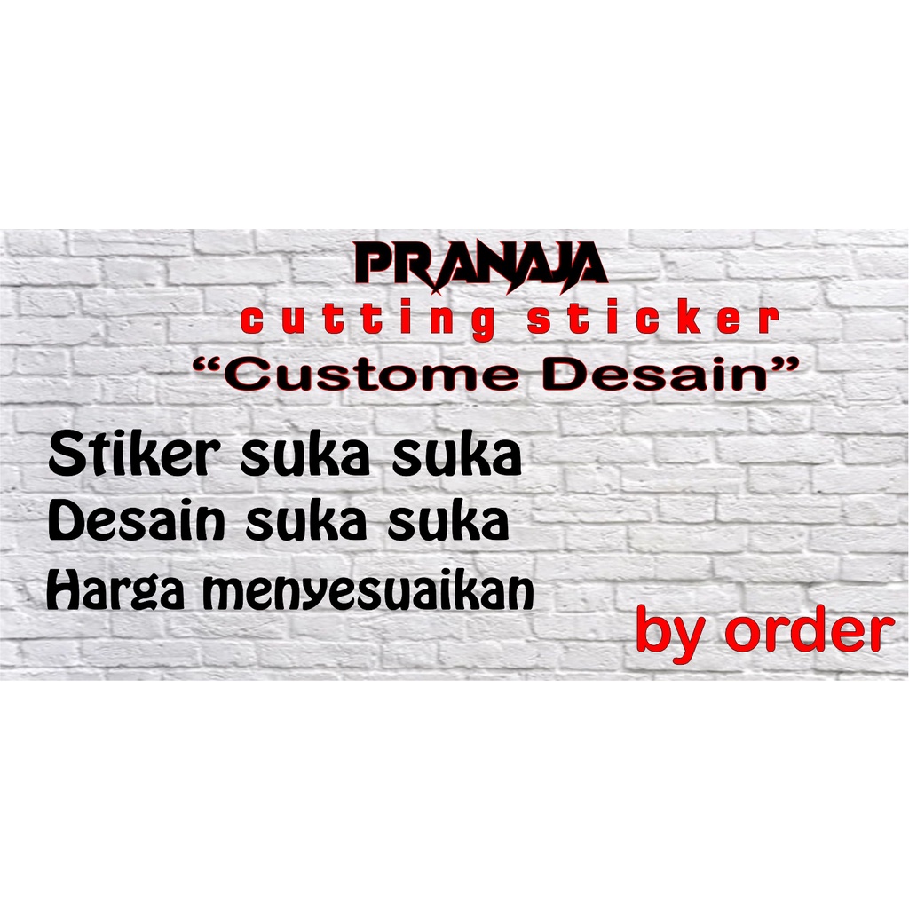 Jual stiker suka-suka stiker keren stiker viral bisa request warna kata ...