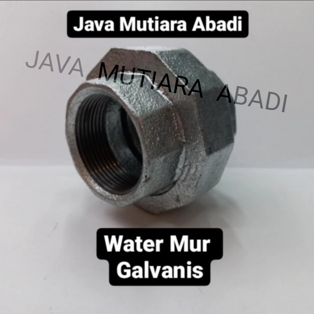 Jual Water Mur Galvanis/Union besi galvanis size 11/2'' inch | Shopee ...