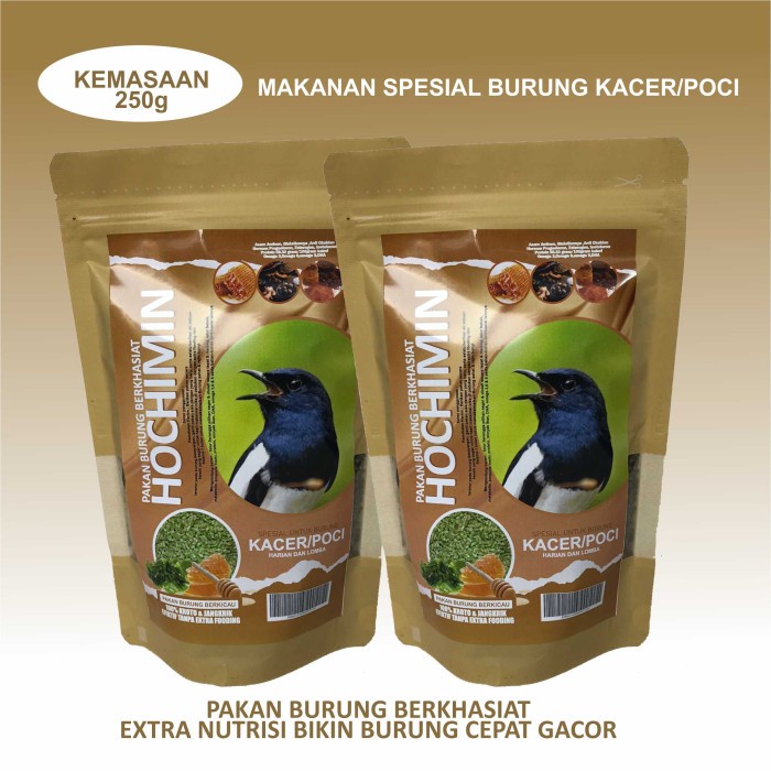 Jual MAKANAN BURUNG SPESIAL KHUSUS UNTUK KACER DAN POCI BIKIN GACOR ...