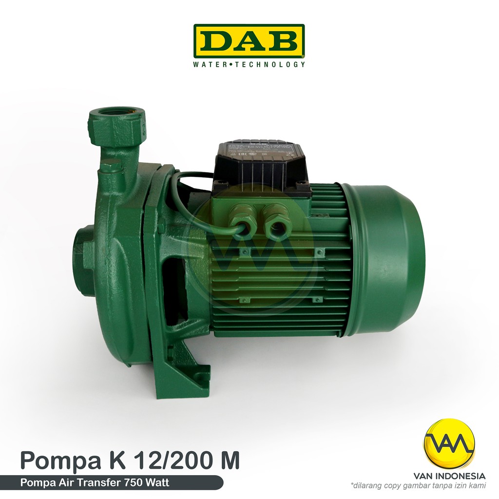 Jual DAB Mesin Pompa Air Transfer DAB Pump K12/200M Pompa single impeller centrifugal | Shopee ...