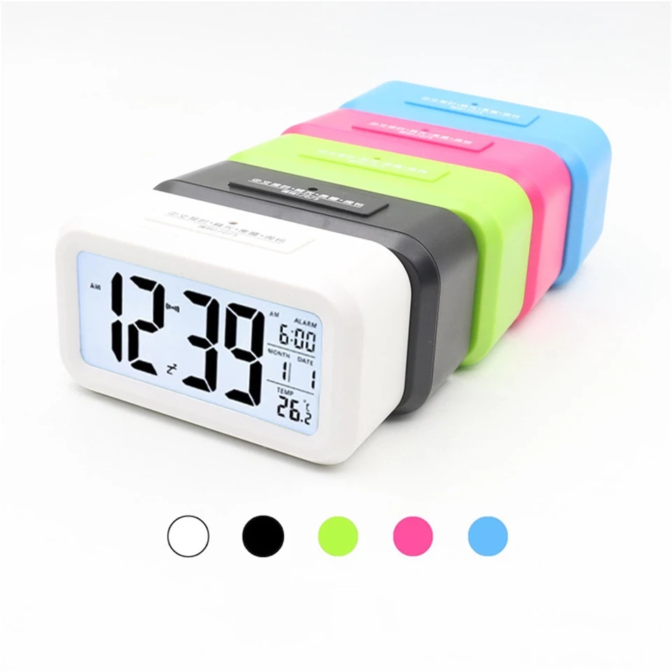 Jual Jam Meja Digital Jam Weker Pintar Digital Desktop Smart Clock ...