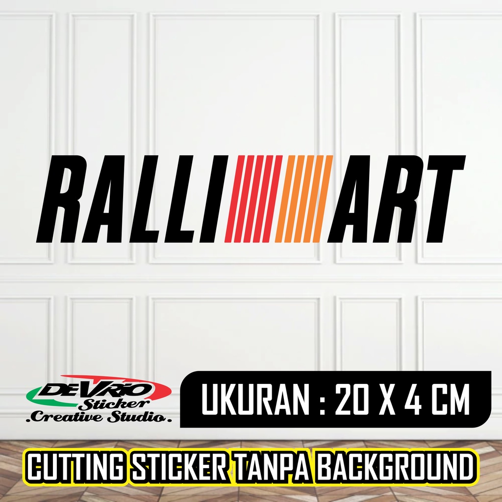 Jual Stiker Ralliart Ralli Rally Art (Cutting Sticker Custom Suka Suka ...