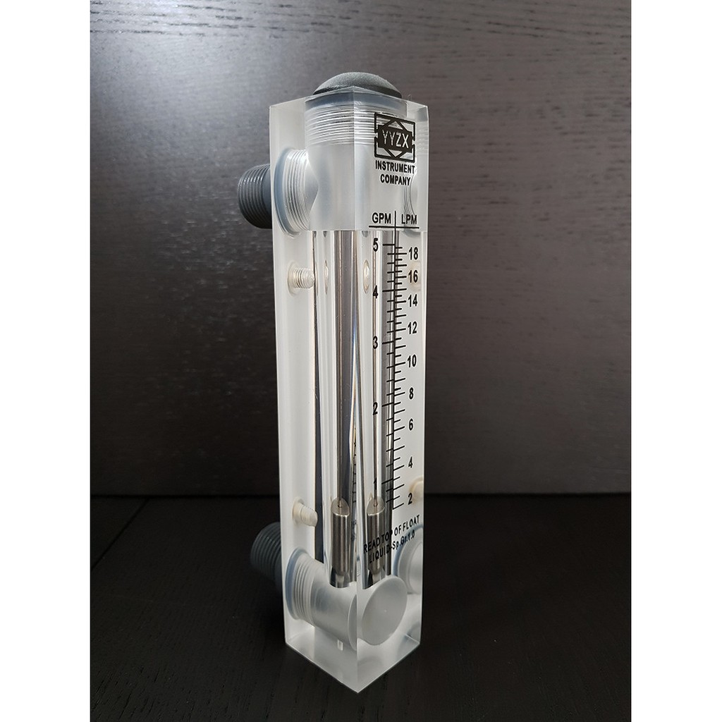 Jual 1/2" FLOW METER/ROTAMETER 0.5-5GPM/2-18LPM / FLOWMETER 5 GPM PANEL ...