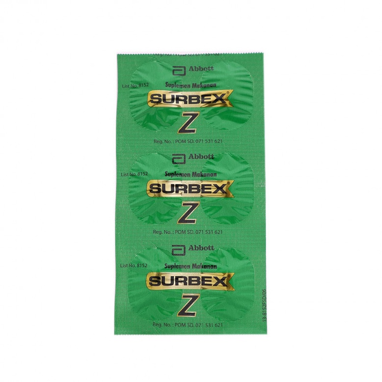 Jual Surbex Z isi 6 tablet/ Multivitamin dan mineral | Shopee Indonesia