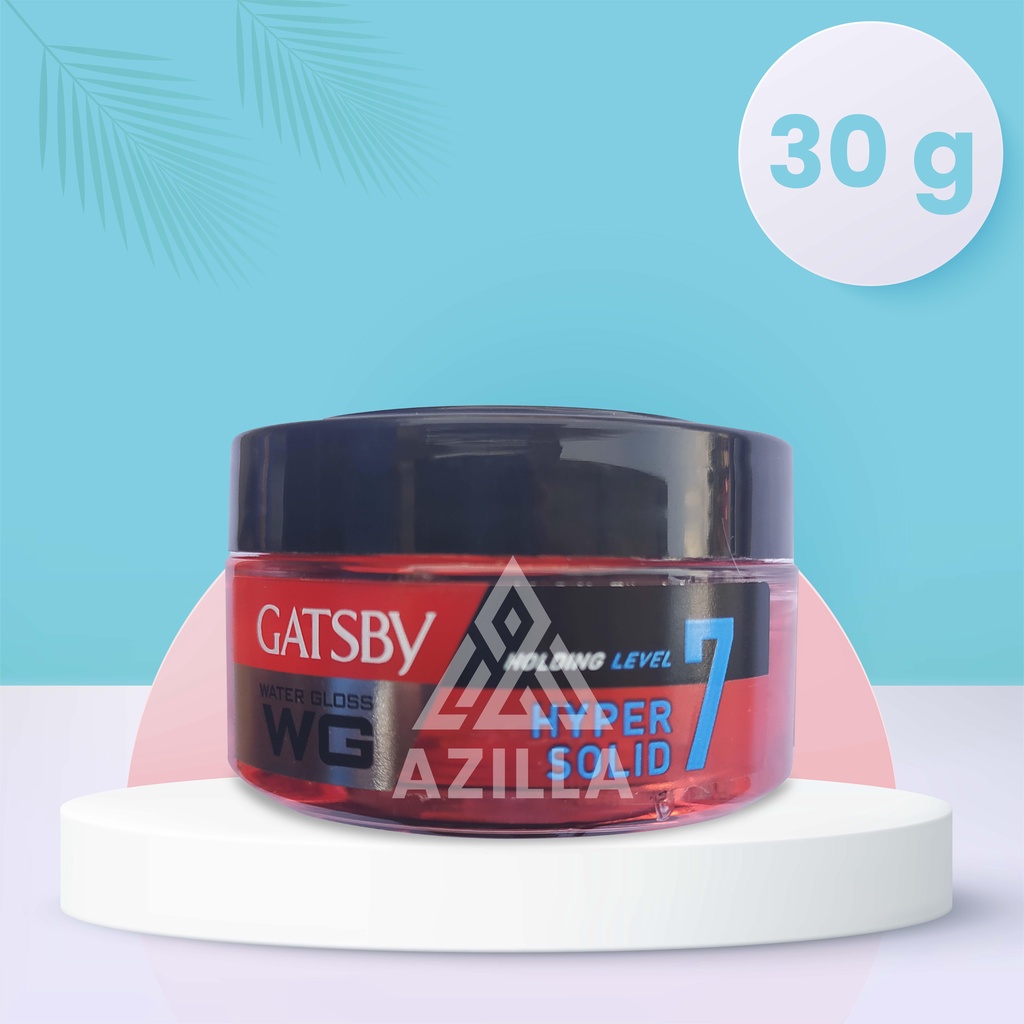 Jual Gatsby Water Gloss Hyper Solid 30g | Gatsby Gel Hair Gel 30gr ...
