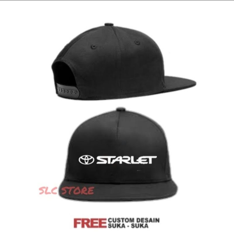 Jual TOPI SNAPBACK PREMIUM TOYOTA STARLET CUSTOM NAMA LOGO SENDIRI ...