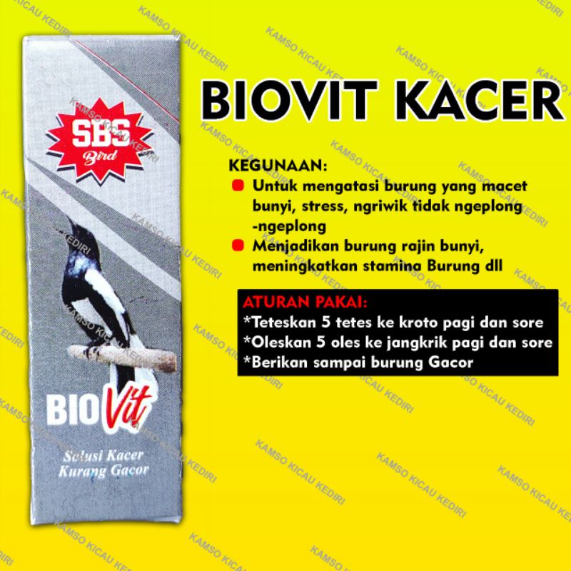 Jual BIOVIT KACER + SBS + + SBS KACER + VITAMIN KACER MACET + ATASI ...