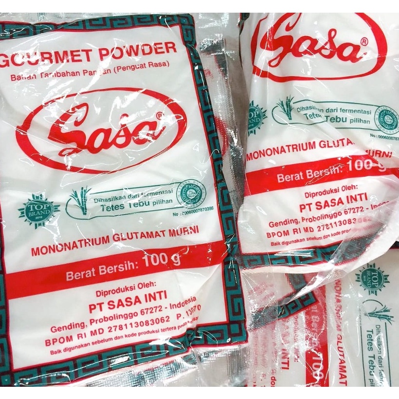 Jual Vetsin Micin Sasa 100 gr MSG | Shopee Indonesia