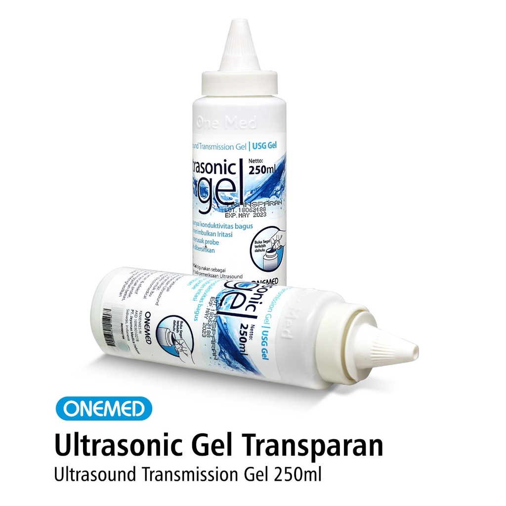 Jual Ultrasonic Gel USG Gel 250ml Transparant OneMed | Shopee Indonesia