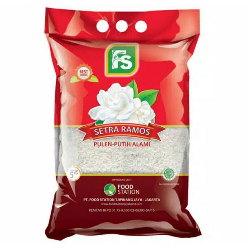 Jual Beras FS SETRA RAMOS 5KG | Shopee Indonesia