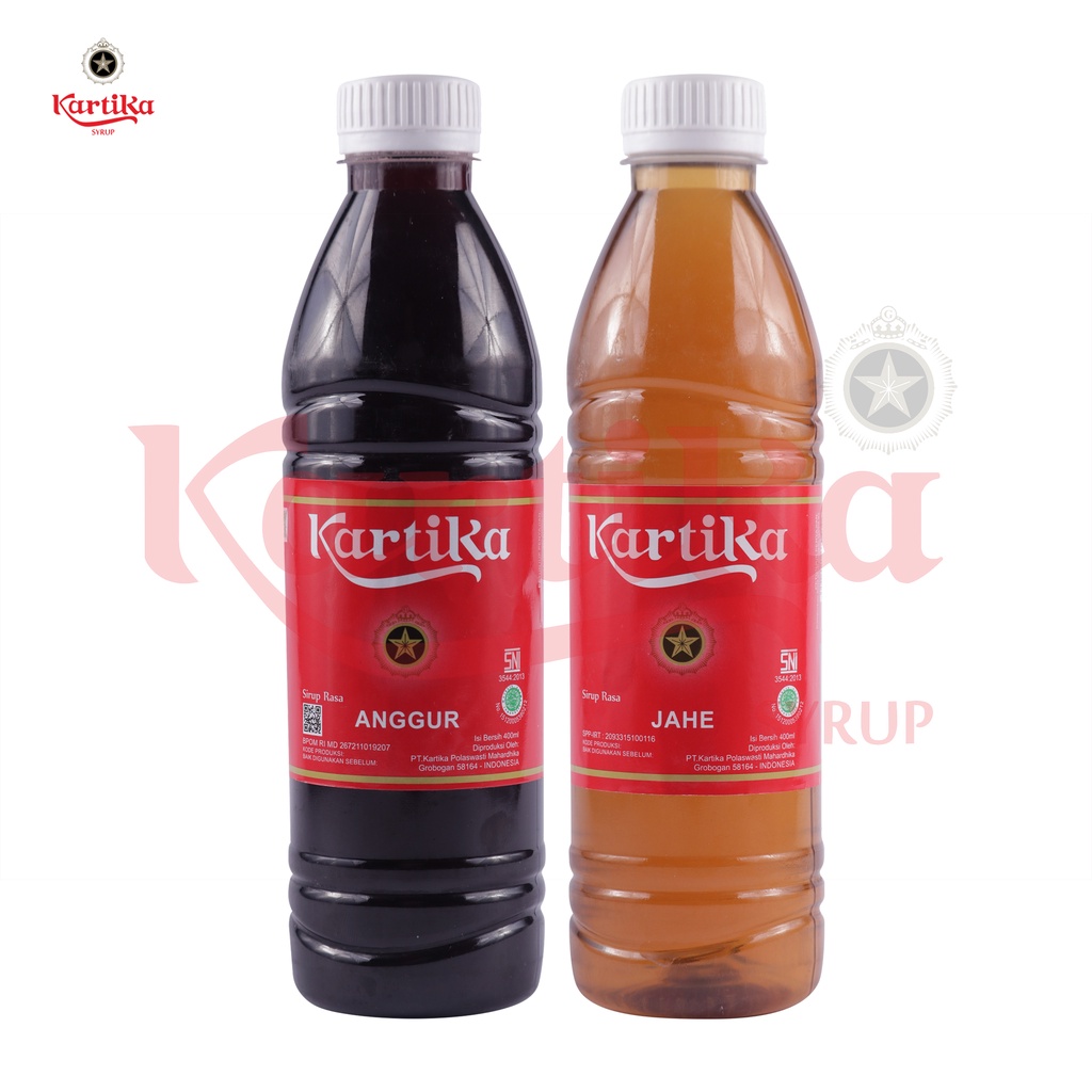 Jual KARTIKA Sirup Anggur 400 ml & Jahe 400 ml | Shopee Indonesia