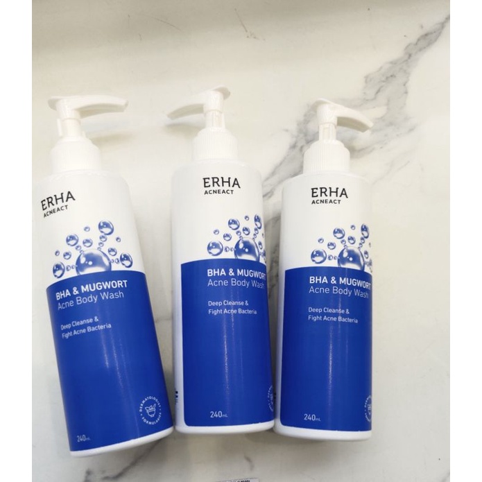 Jual ERHA ACNEACT BHA & MUGWORT ACNE BODY WASH 240ML | Shopee Indonesia