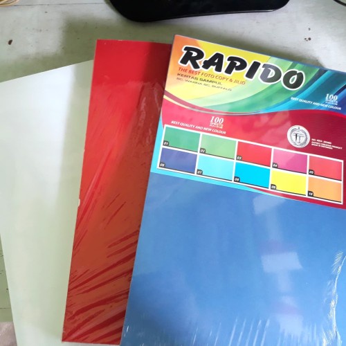 Jual Kertas Buffalo F4 Cover Warna MERAH dan BIRU Sampul Jilid Jual ...
