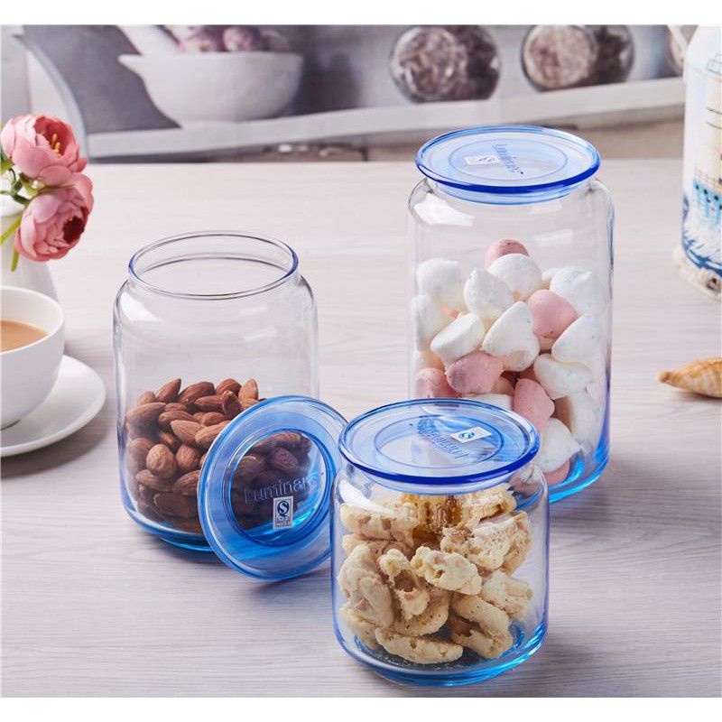 Jual Luminarc Set Toples / Jar Rondo - 3Pcs | Shopee Indonesia