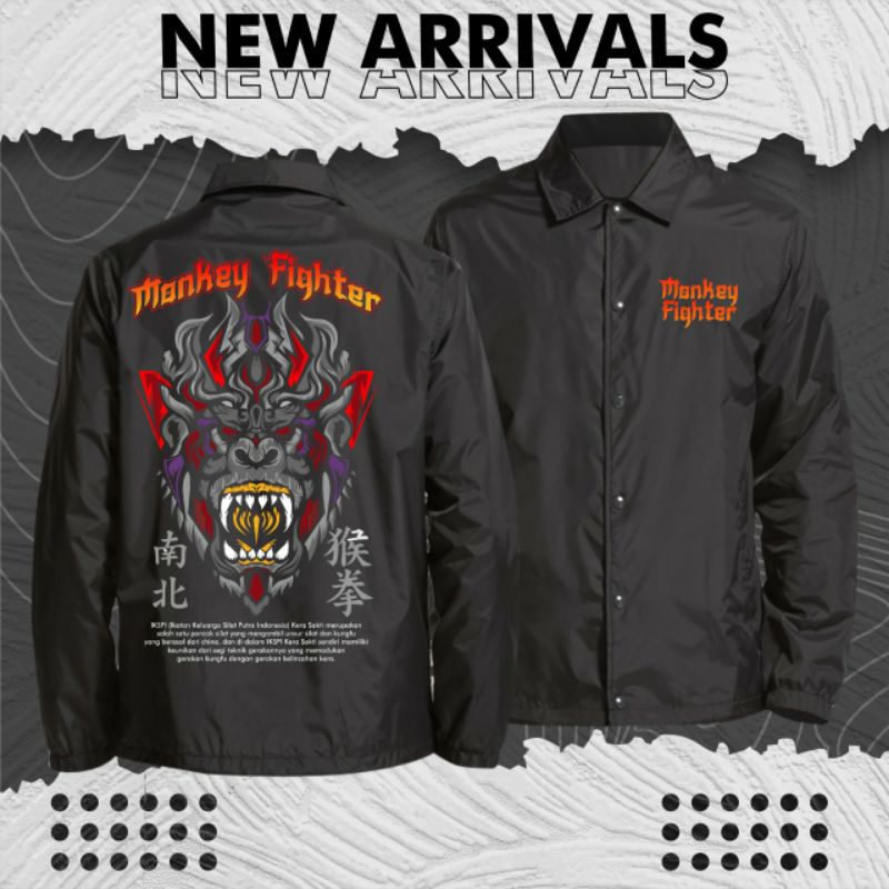 Jual JAKET COACH DISTRO TERBARU IKSPI KERA SAKTI MONGKEY FIGHTER | Shopee Indonesia