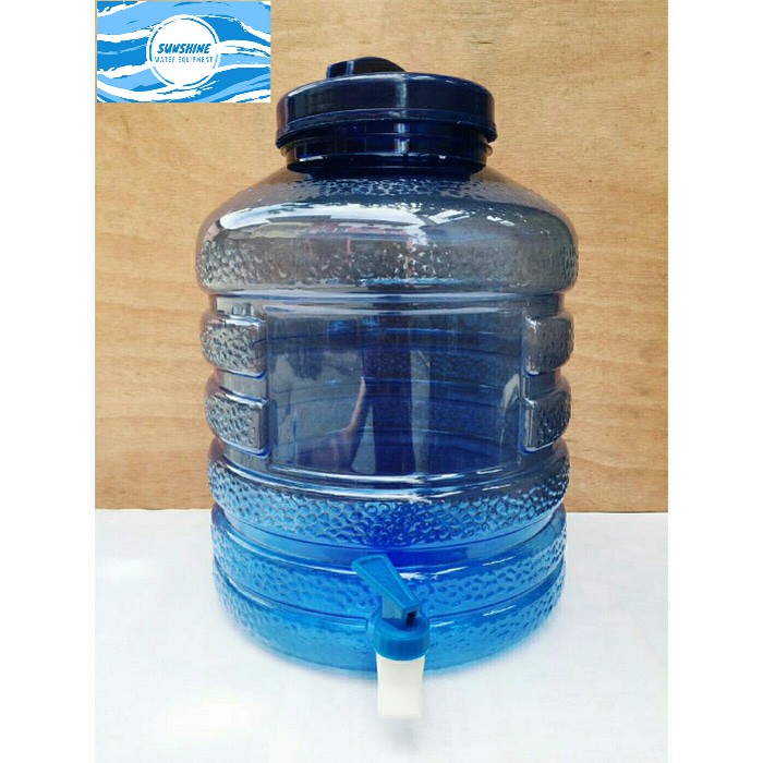 Jual TEMPAT AIR GALON 5.5 LITER PLUS KRAN PORTABLE | Shopee Indonesia