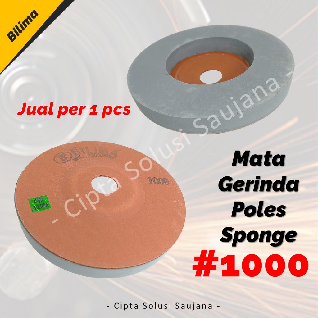 Jual BILIMA GRIT 1000 AMPLAS POLES GOSOK SPON SPONGE SPONGI MATA ...