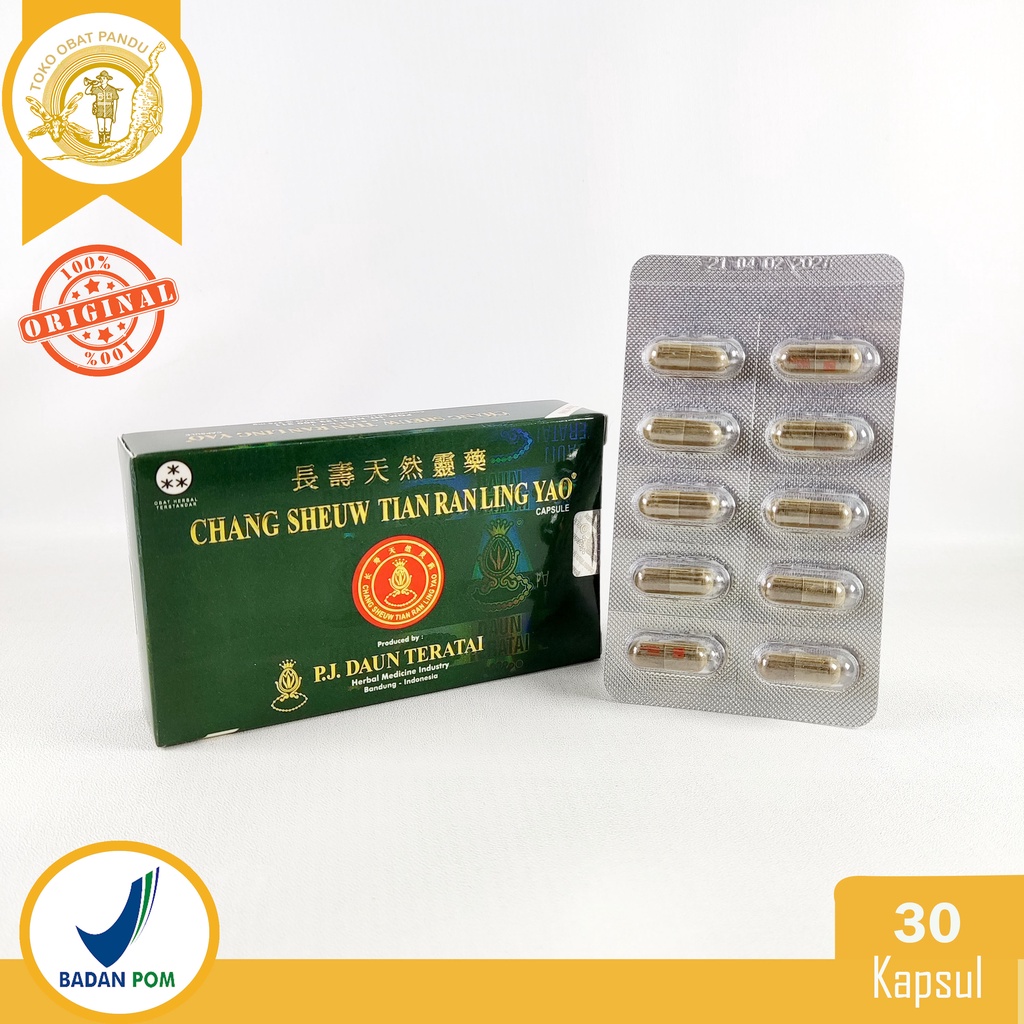 Jual DAUN TERATAI KAPSUL / CHANG SHEUW TIAN RAN LING YAO / OBAT TUMOR ...