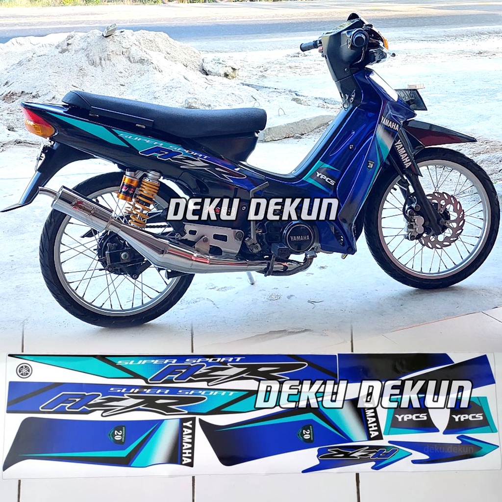 Jual Striping fizr f1zr fiz r Variasi Biru Tahan Vernis Cuting Mesin ...