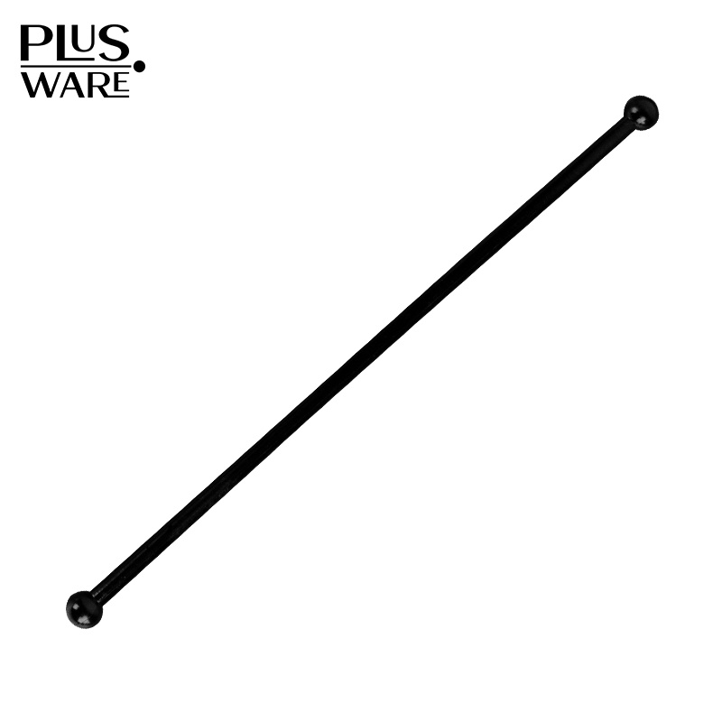 Jual Plusware Pengaduk Stirrer Hitam Putih (24pcs) | Shopee Indonesia