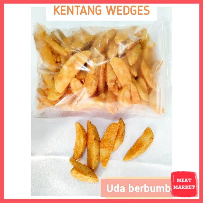 Jual Kentang Wedges Bumbu 500gr & 1kg | Shopee Indonesia