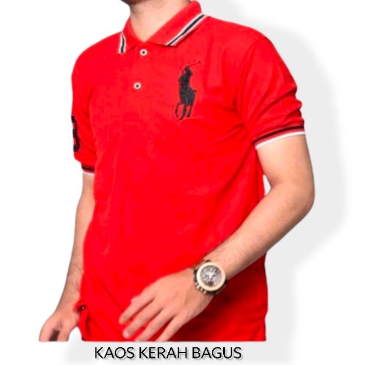 Jual Kaos Berkerah Pria dengan Bordir Kuda - HOT PRODUK Laccost Hitam ...