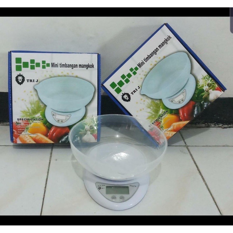 Jual TIMBANGAN DIGITAL MANGKOK - Timbangan Kue Dapur Mangkuk Digital Elektronik Electric B05 ...