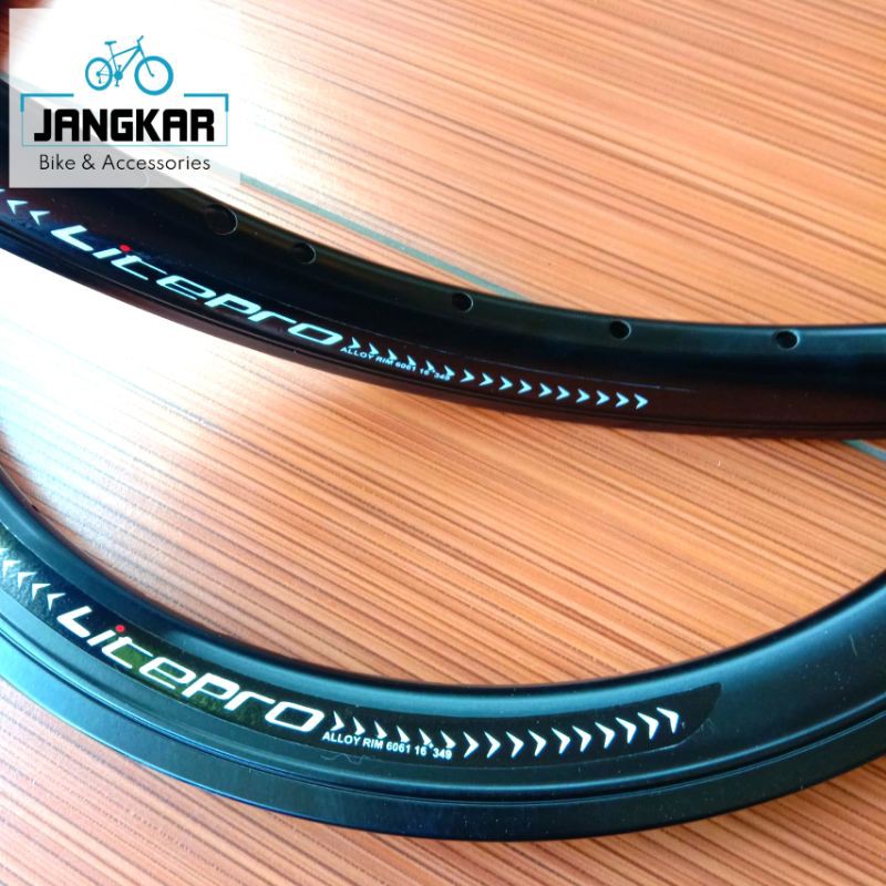 Jual VELG SEPEDA LITEPRO 28H RIMS 16+ 349 LIPAT MINION | Shopee Indonesia