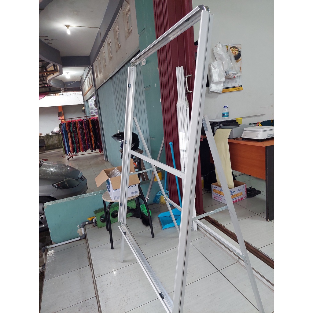 Jual Frame stand Display Snap Board Poster Stand Holder Portable ...