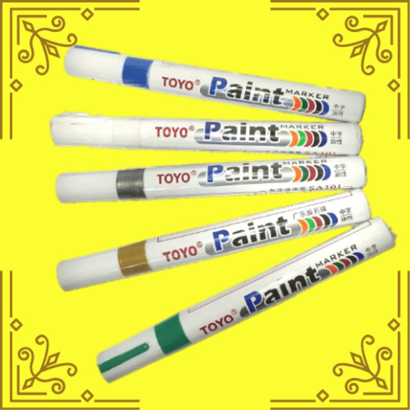 Jual SPIDOL BAN TOYO / TOYO PAINT MARKER #ShopeeSuperSeller | Shopee ...