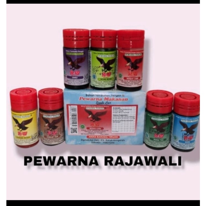 Jual PEWARNA MAKANAN RAJAWALI 12,5ML / PEWARNA RW / PEWARNA RAJAWALI RW ...