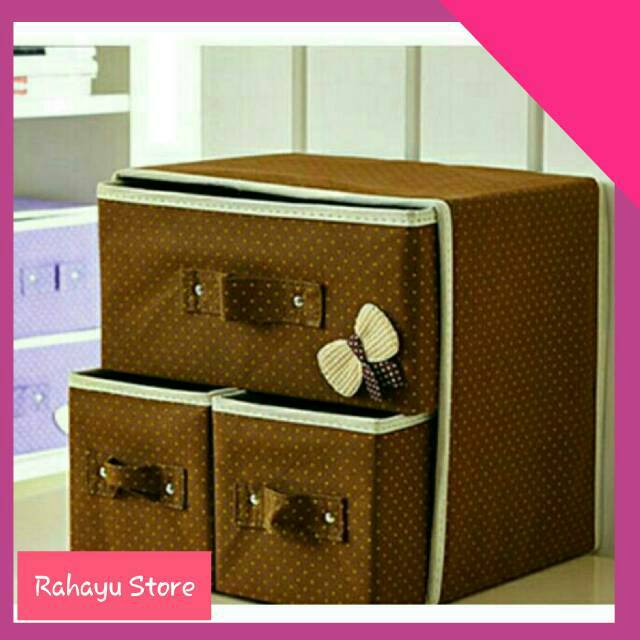 Jual RS MH00317 Laci Multifungsi Box Organizer 3 In 1 Laci Kosmetik ...