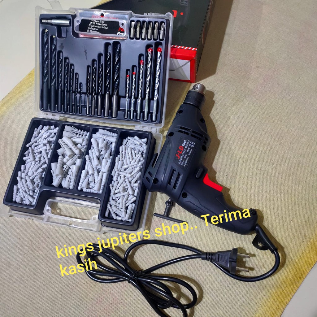 Jual 2PC BOR 10MM BESI KAYU MUTAR BOLAK BALIK + MATA BOR BESI KAYU merk ...