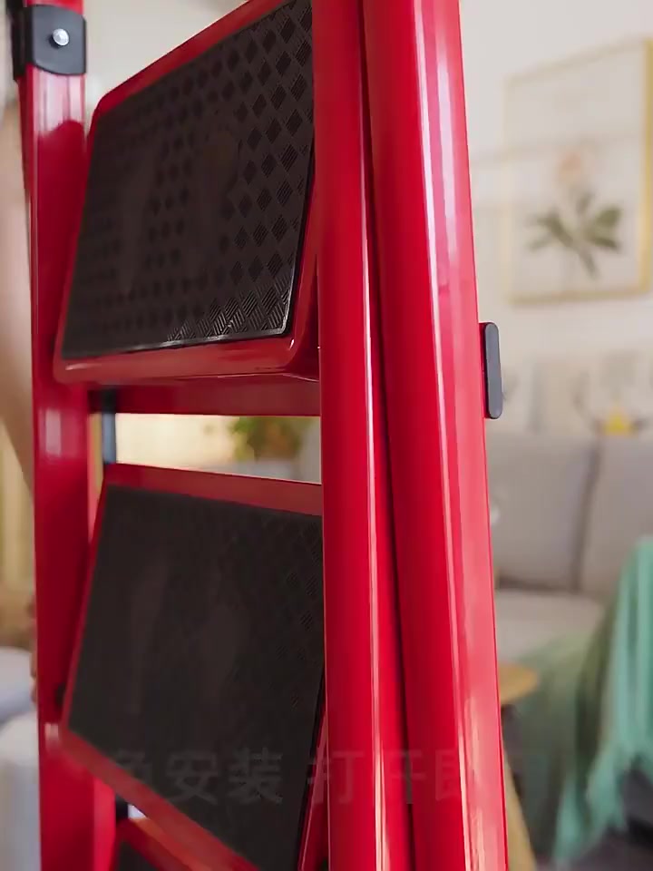 Jual 5 Step Tangga Rumah Lipat Tangga Besi Lipat Household Steel Ladder ...