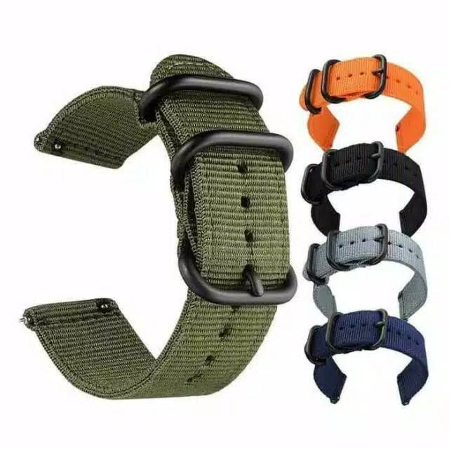 Jual STRAP TALI JAM CANVAS KANVAS 22MM TALIJAM TANGAN KANVAS 22MM NATO ...