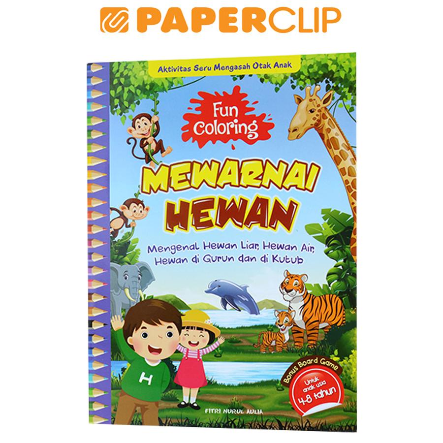 Jual BUKU FUN COLORING : MEWARNAI HEWAN | Shopee Indonesia