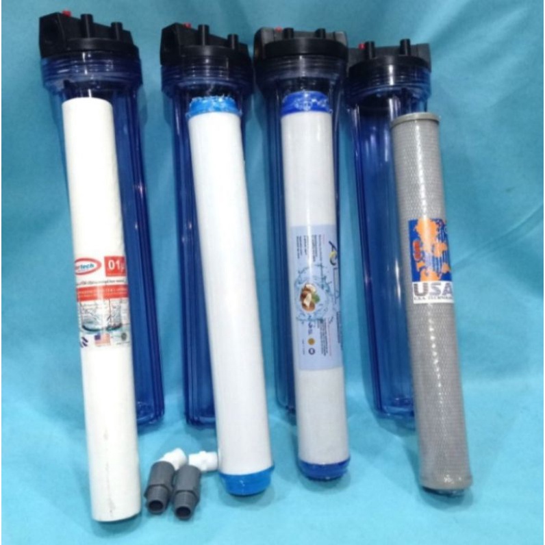 Jual Paket 4 housing filter air 20 inch | Shopee Indonesia