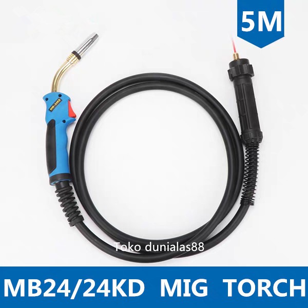 Jual 1Set Torch MB-24 MIG Stang Las Welding Torch 3M 4M 5M Meter MB 24 ...