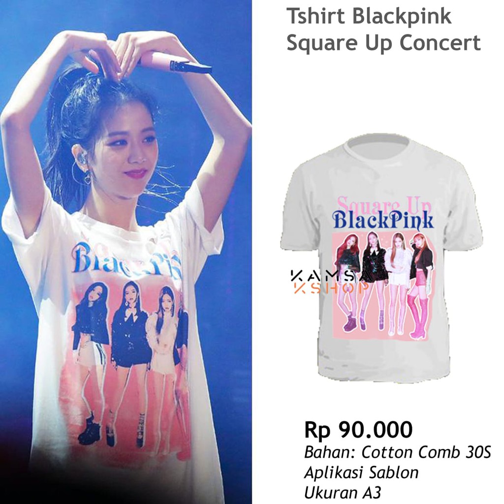 Jual BAJU BLACKPINK IN YOUR AREA TOUR JISOO SABLON A3 TSHIRT BLACKPINK ...