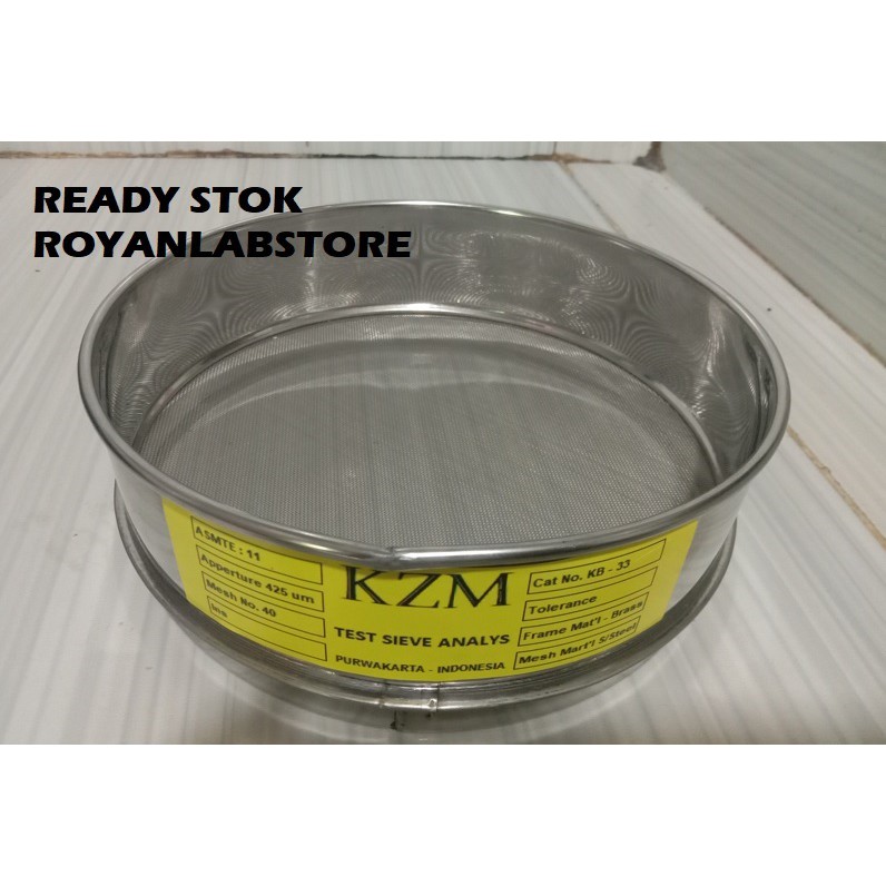 Jual Sieve test Mesh 10 Sieve Ayakan Stainless Mesh 10 ( 2,00 mm ...