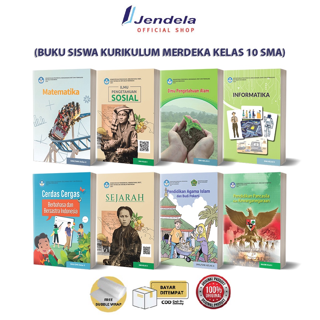 Jual Kelas 10 SMA Kurikulum Merdeka Buku Paket BSE (Buku Siswa) | Shopee Indonesia