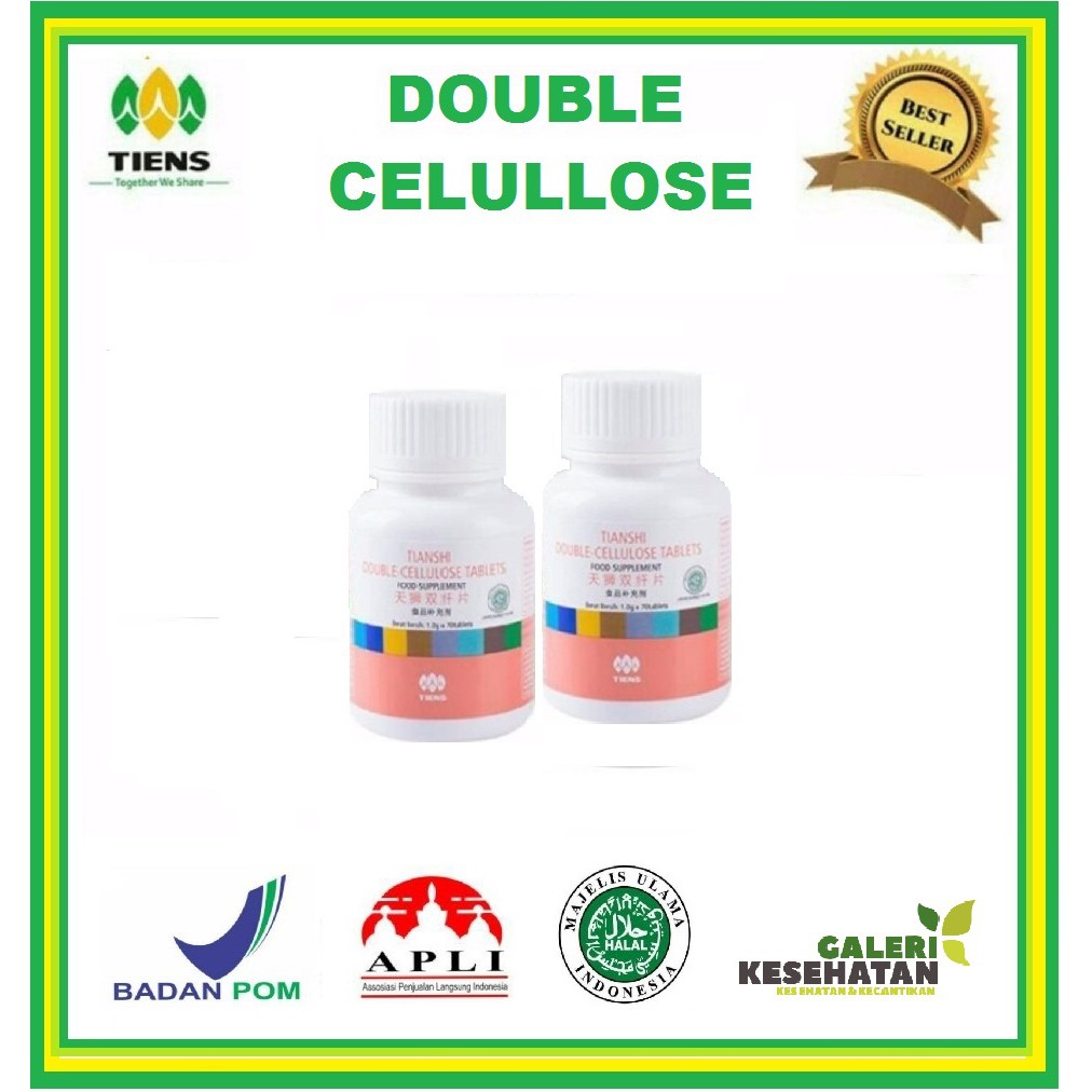 Jual Double Cellulose Tablets Isi 70 Tablet ( Pelangsing ) | Shopee ...