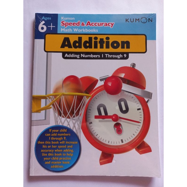 Jual Buku KUMON matematika penjumlahan dasar kelas TKB kelas 123456 ...