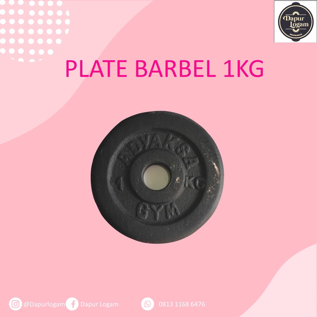 Jual PLATE BARBEL 1KG | Shopee Indonesia