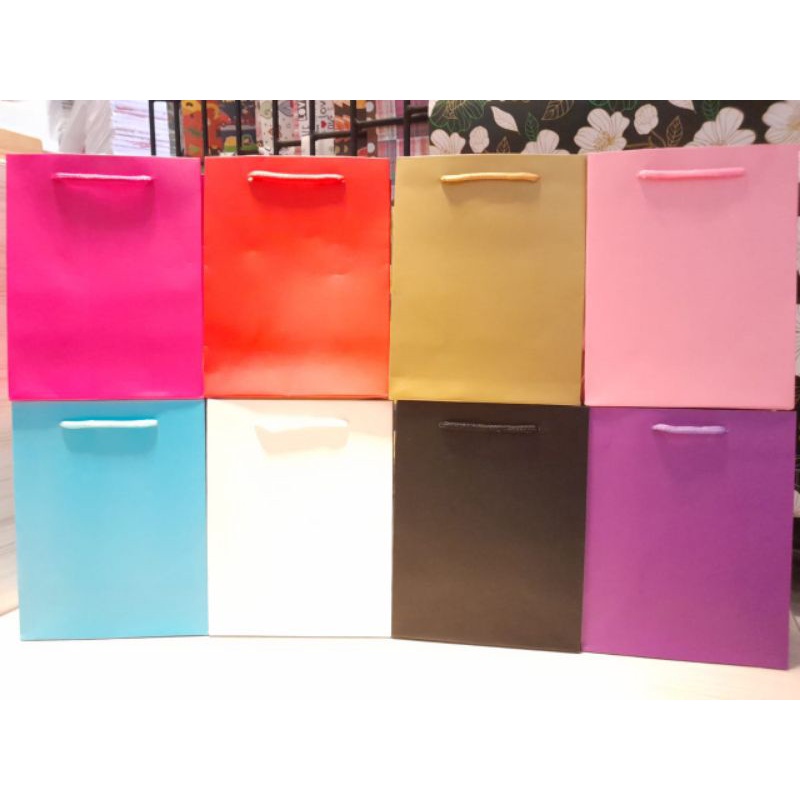 Jual Papaer Bag polos MINI ukuran 14x18x8 | Shopee Indonesia