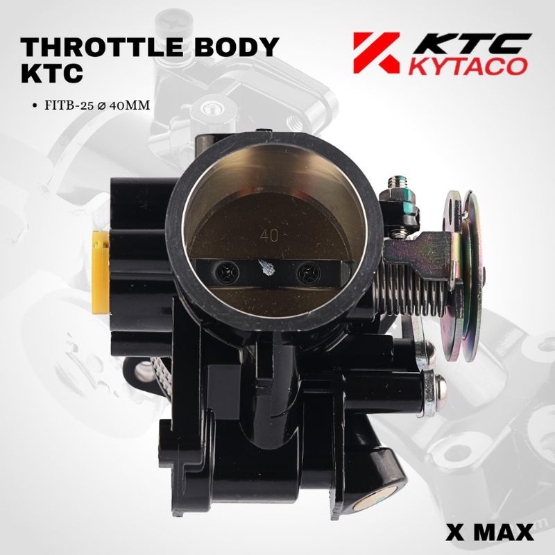 Jual Throttle body TB XMAX 40mm ktckytaco FITB-25 ukuran 38mm.40mm ...