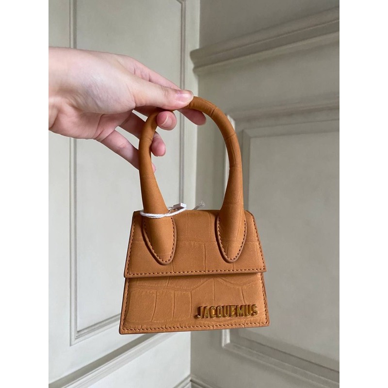 Jual bag Jacquemus tas Mini Chiquito Honey Croco | Shopee Indonesia