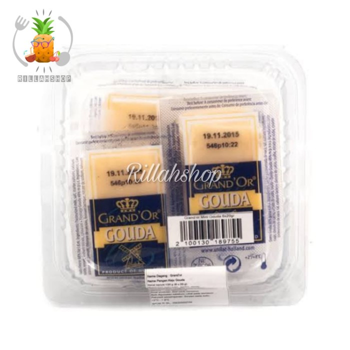 Jual Grand'or Gouda Cheese (6x20g) | Shopee Indonesia