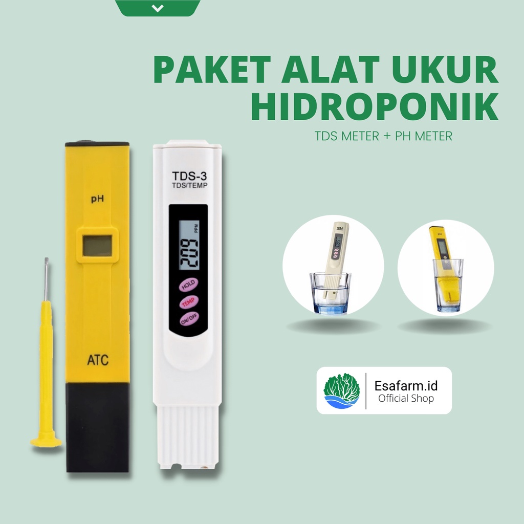 Jual Paket Alat Ukur Hidroponik TDS dan PH Meter | Shopee Indonesia