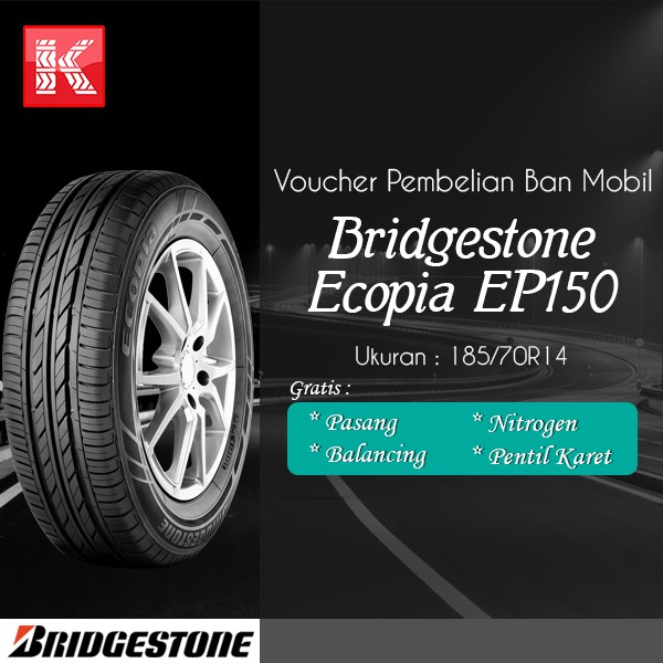 Jual Ban Mobil Bridgestone Ecopia EP150 185/70R14 (VOCER) | Shopee ...